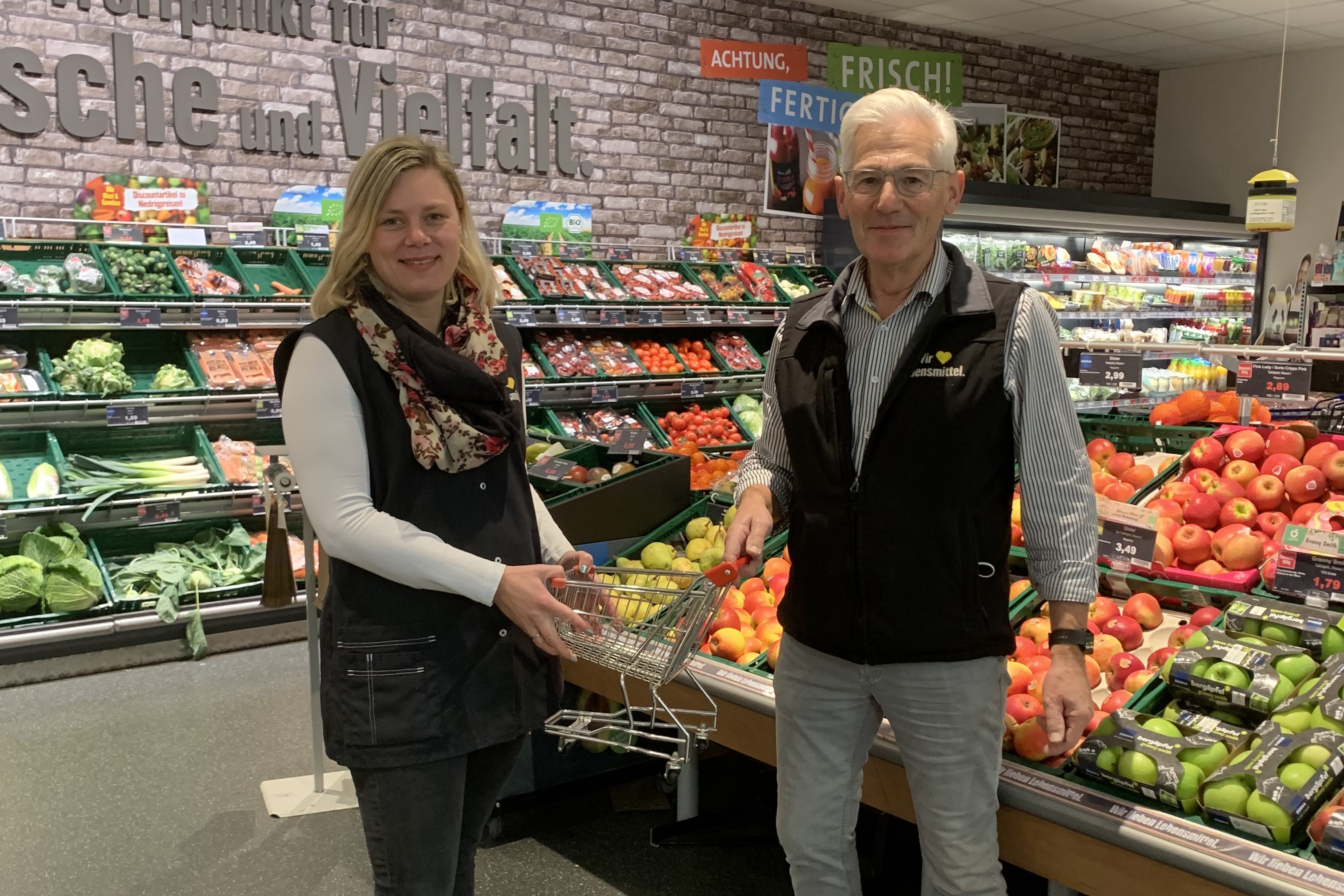 Bernhard Kosmis übergibt seinen Markt an Kauffrau Kerstin Rubow