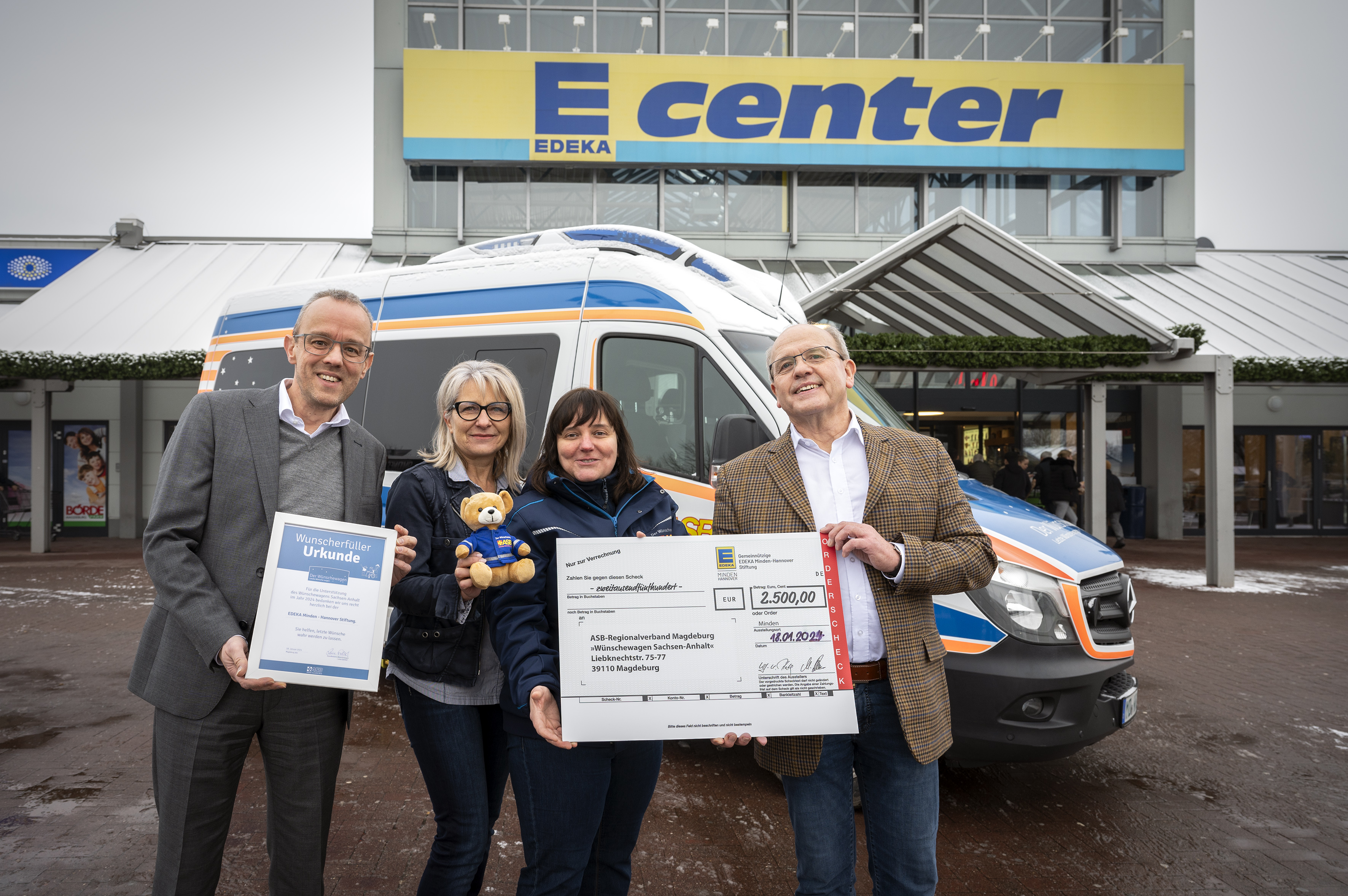 EDEKA Minden-Hannover Stiftung spendet 2.500 Euro an den ASB ...