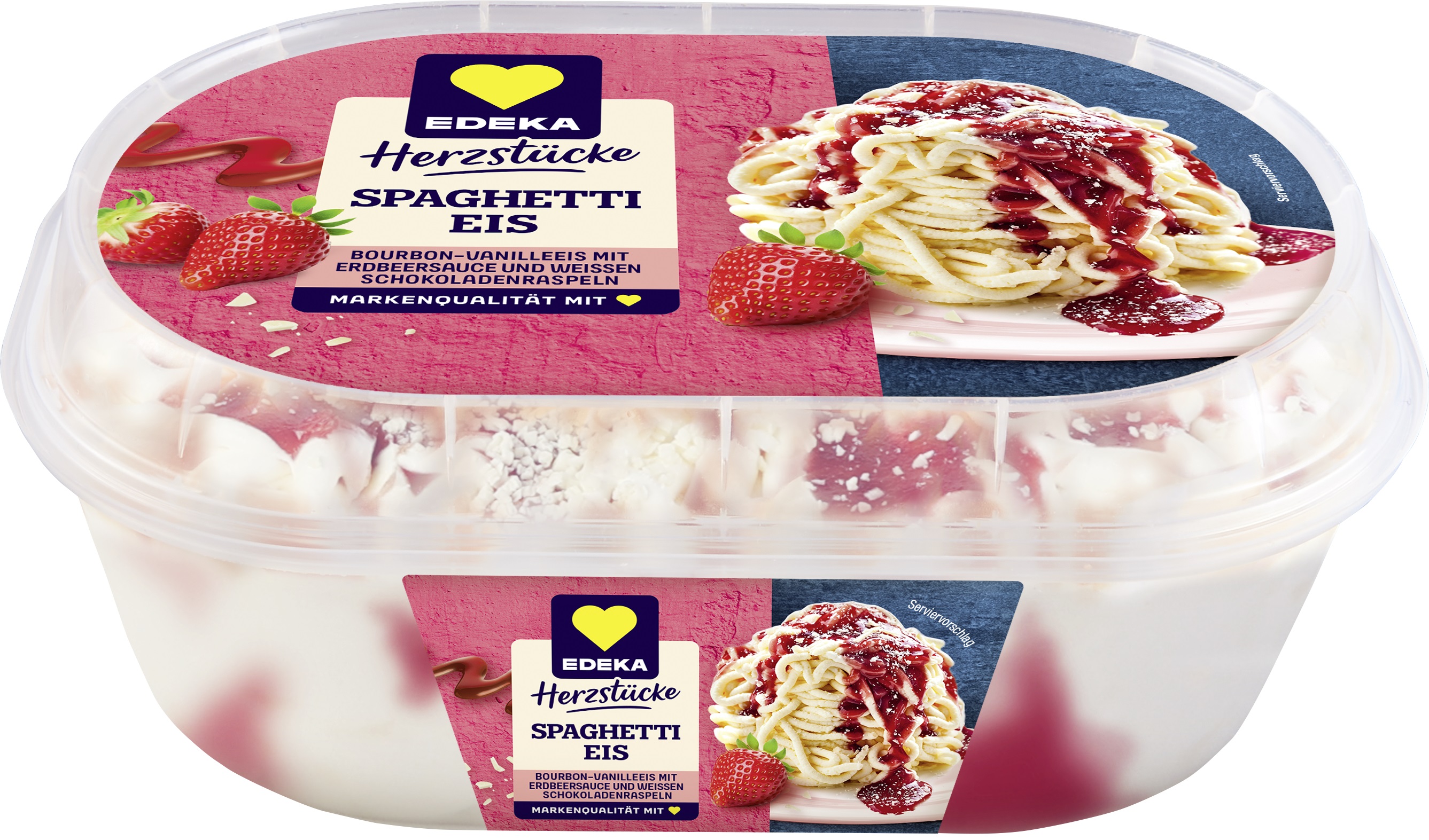 EDEKA Herzstücke Spaghetti-Eis