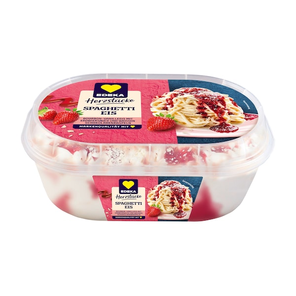 EDEKA Herzstücke Spaghetti-Eis