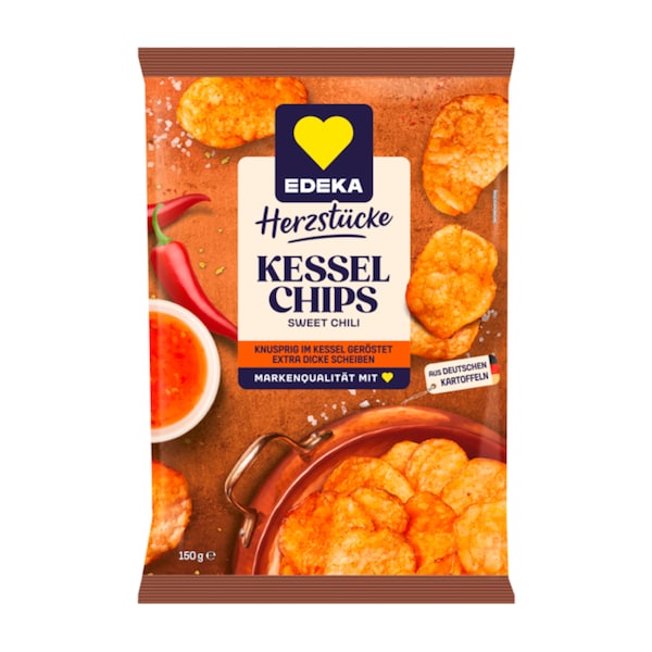 EDEKA Herzstücke Kesselchips Sweet Chili